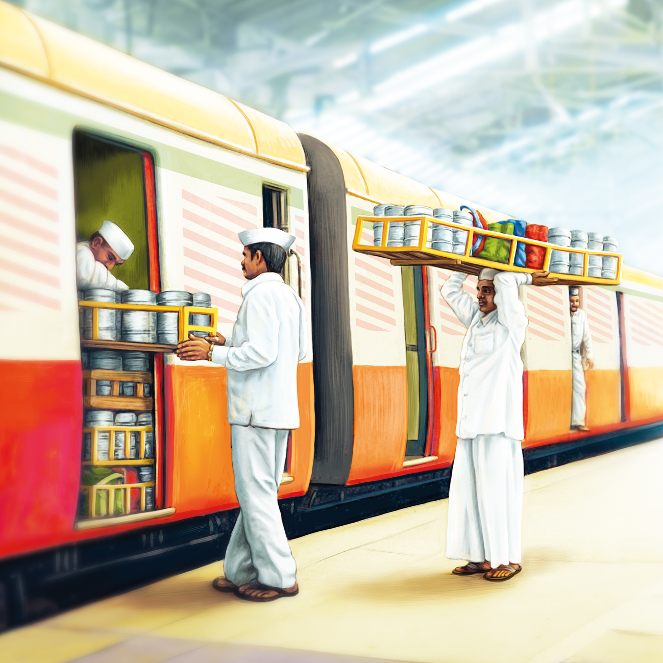 Dabba Walla Spiel: Strategische Lunchbox-Lieferungen in Mumbai